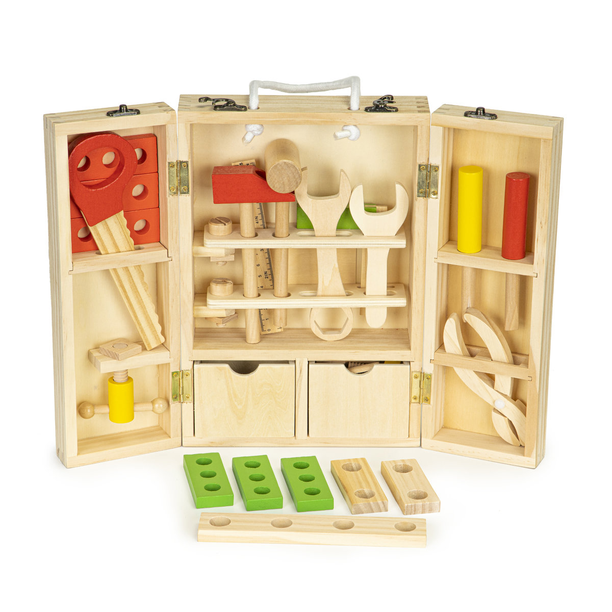 Ensemble d'outils en bois pour enfants - banaby.fr