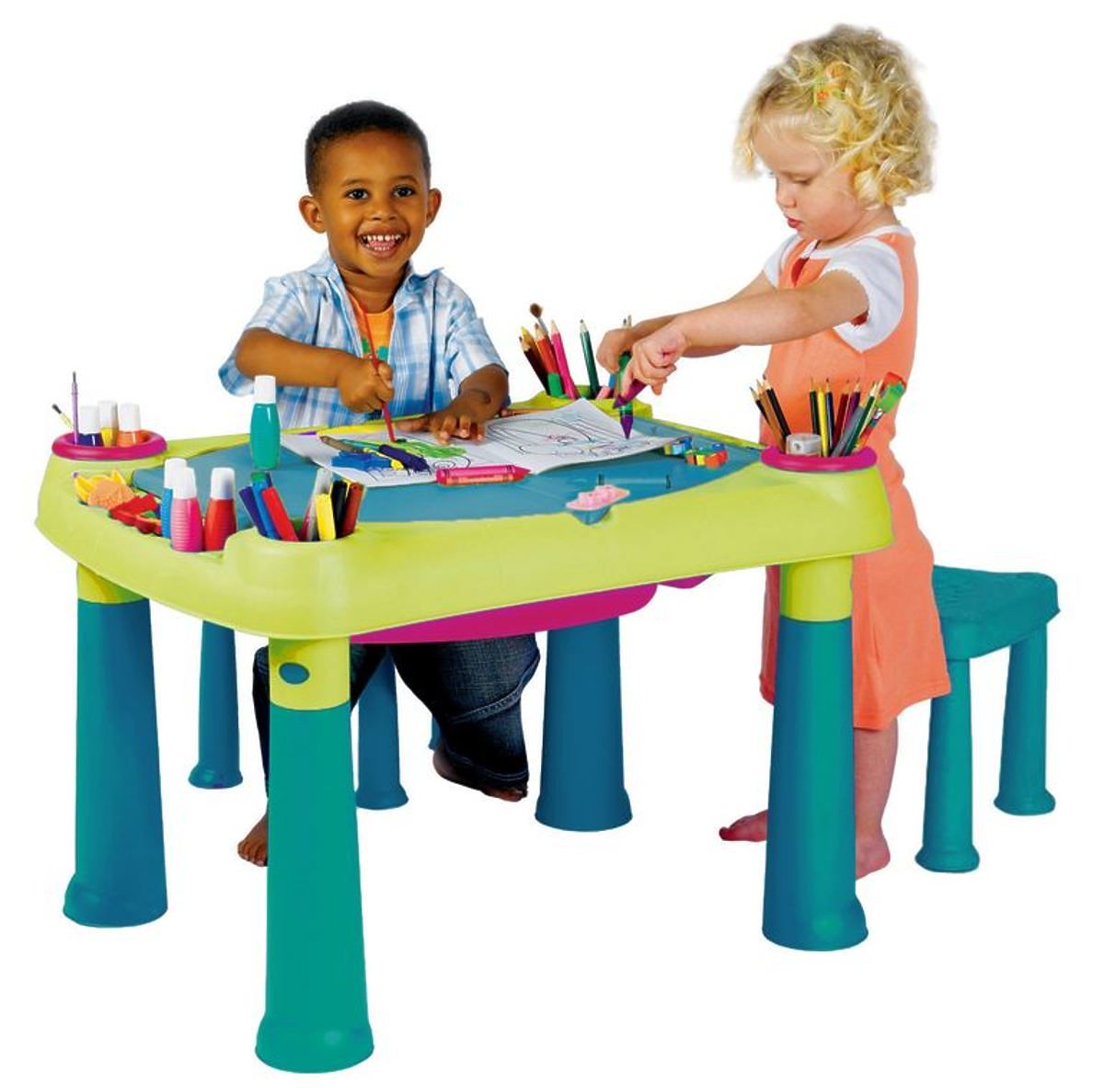 Pour enfants tableau avec poufs Créatif - banaby.fr