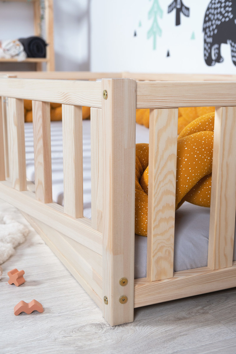 Lit bas enfant Montessori Ours - banaby.fr