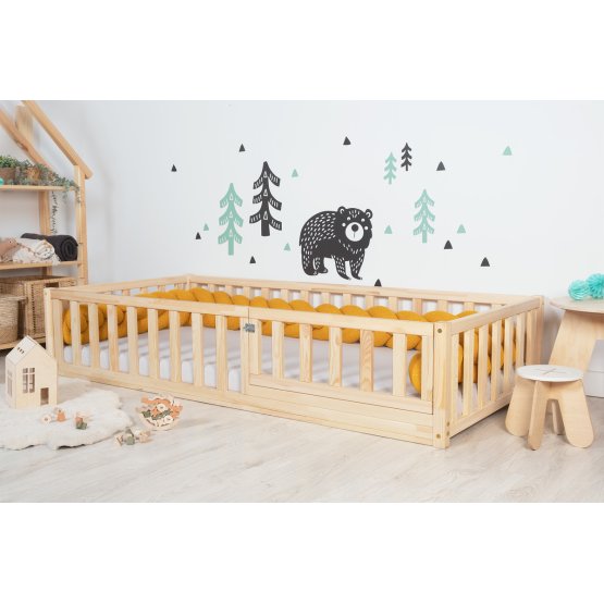 Lit bas enfant Montessori Ours - banaby.fr